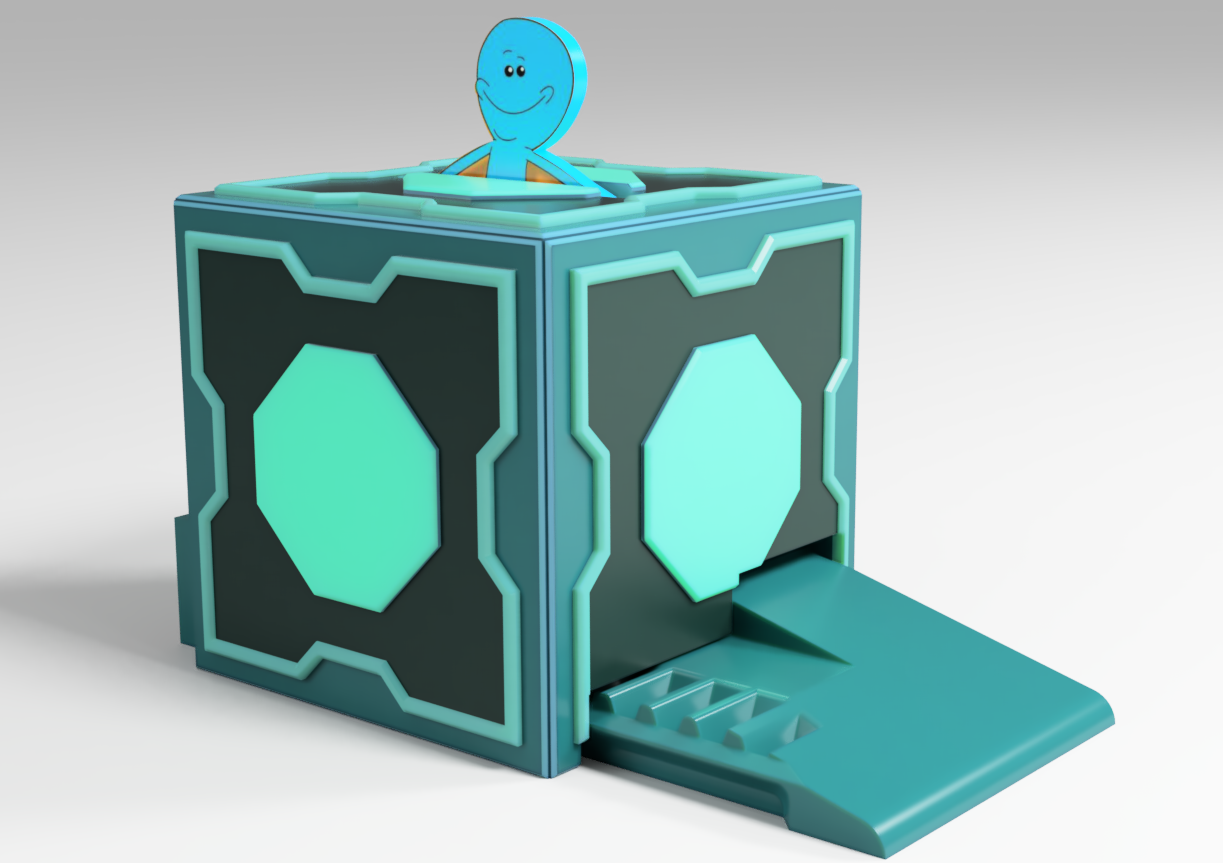 Moving Mr. Meeseeks Box Door Stop - Customizable by Brian Bu | Download ...