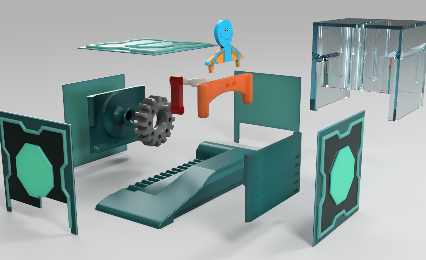 Moving Mr. Meeseeks Box Door Stop - Customizable by Brian Bu | Download ...