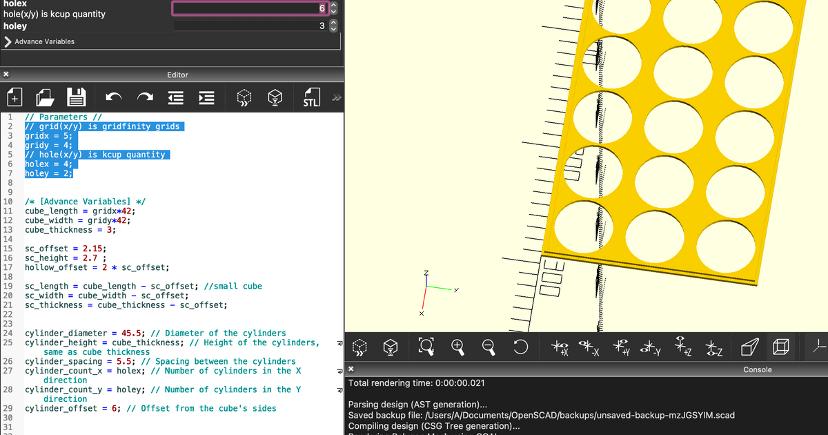 Gridfinity basic lid kcup coffee or seed holder by MotoBitCrush ...