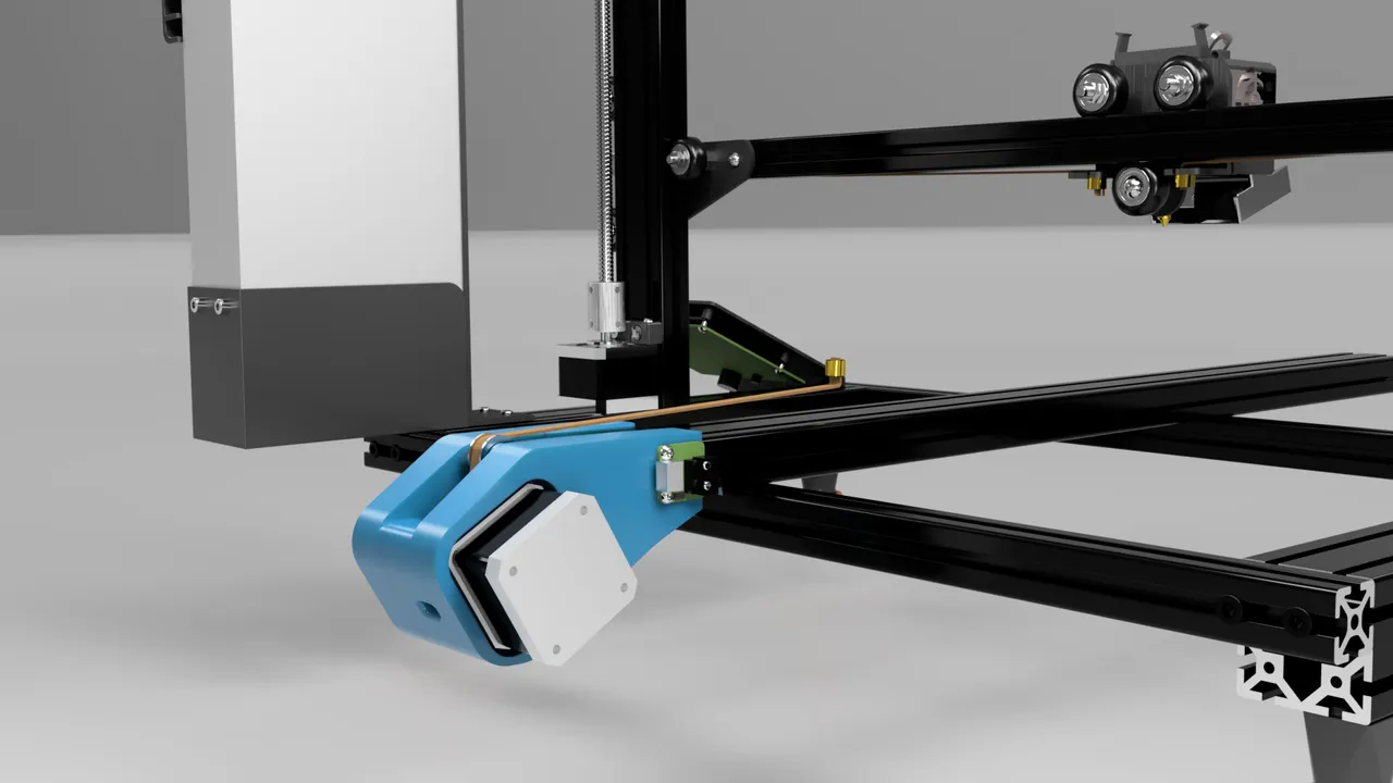 Stepper Motor Drop Mount for 2040 Aluminum Extrusion (Y-Axis Ender ...