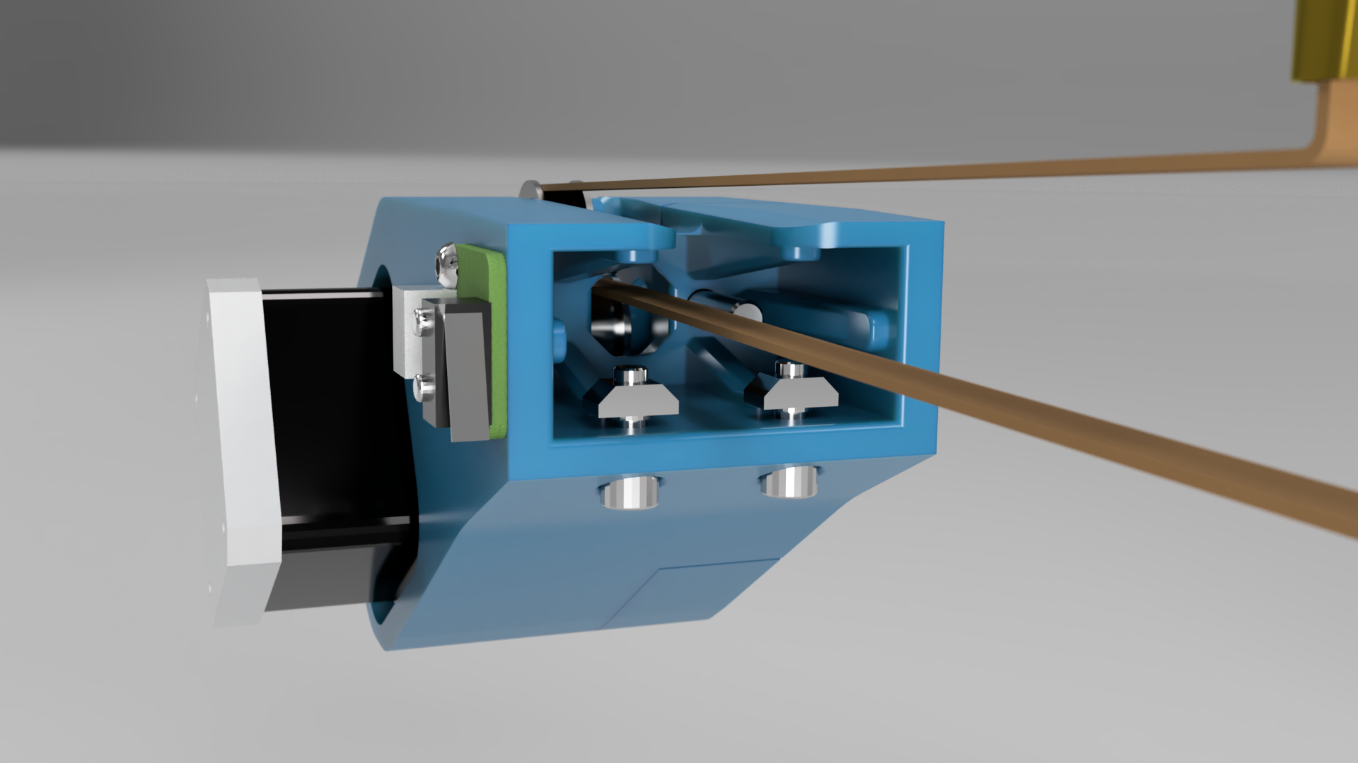 Stepper Motor Drop Mount for 2040 Aluminum Extrusion (Y-Axis Ender ...