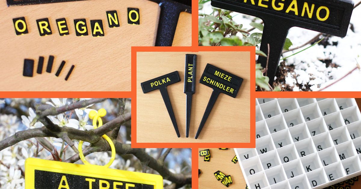 Modular Tagging System - For Plants, Boxes, Drawers, ... by mageb ...