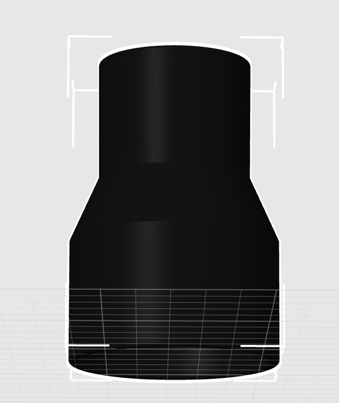 Adapter to connect Festool 38mm hose to Shinko Planer by ChrisL ...