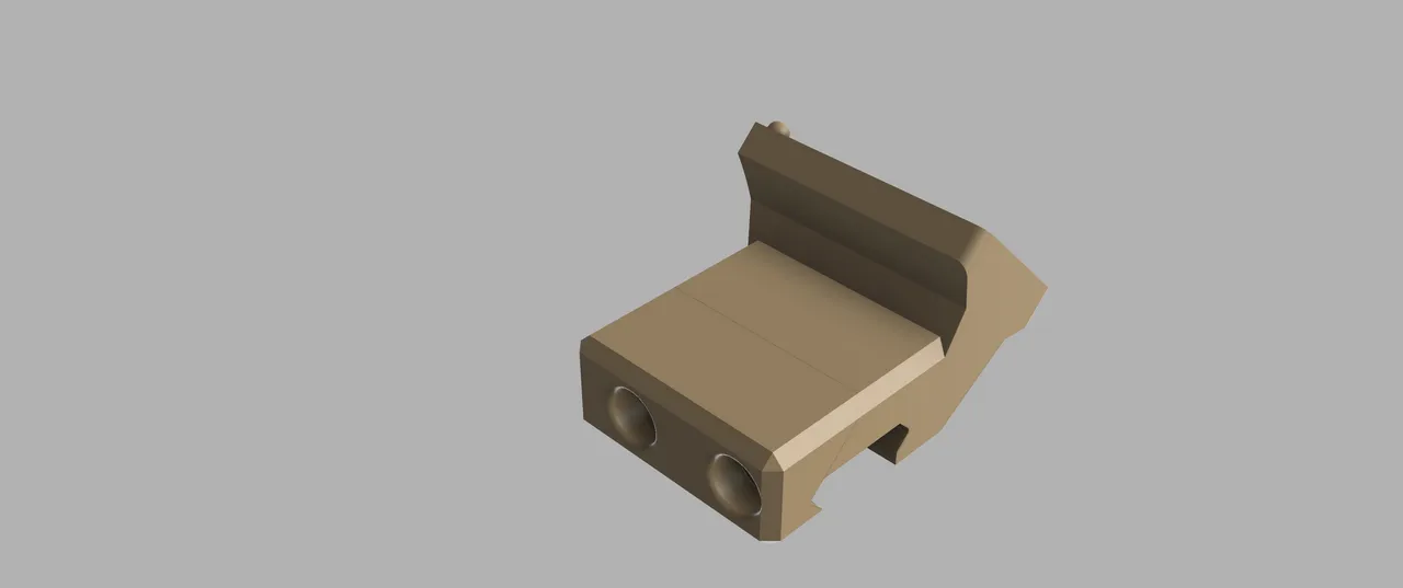 Picatinny 45 0ffset Red Dot by Dąbal | Download free STL model ...