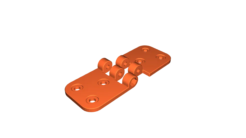 Print in place hinge for small cabinet door by Craftop | Download free ...