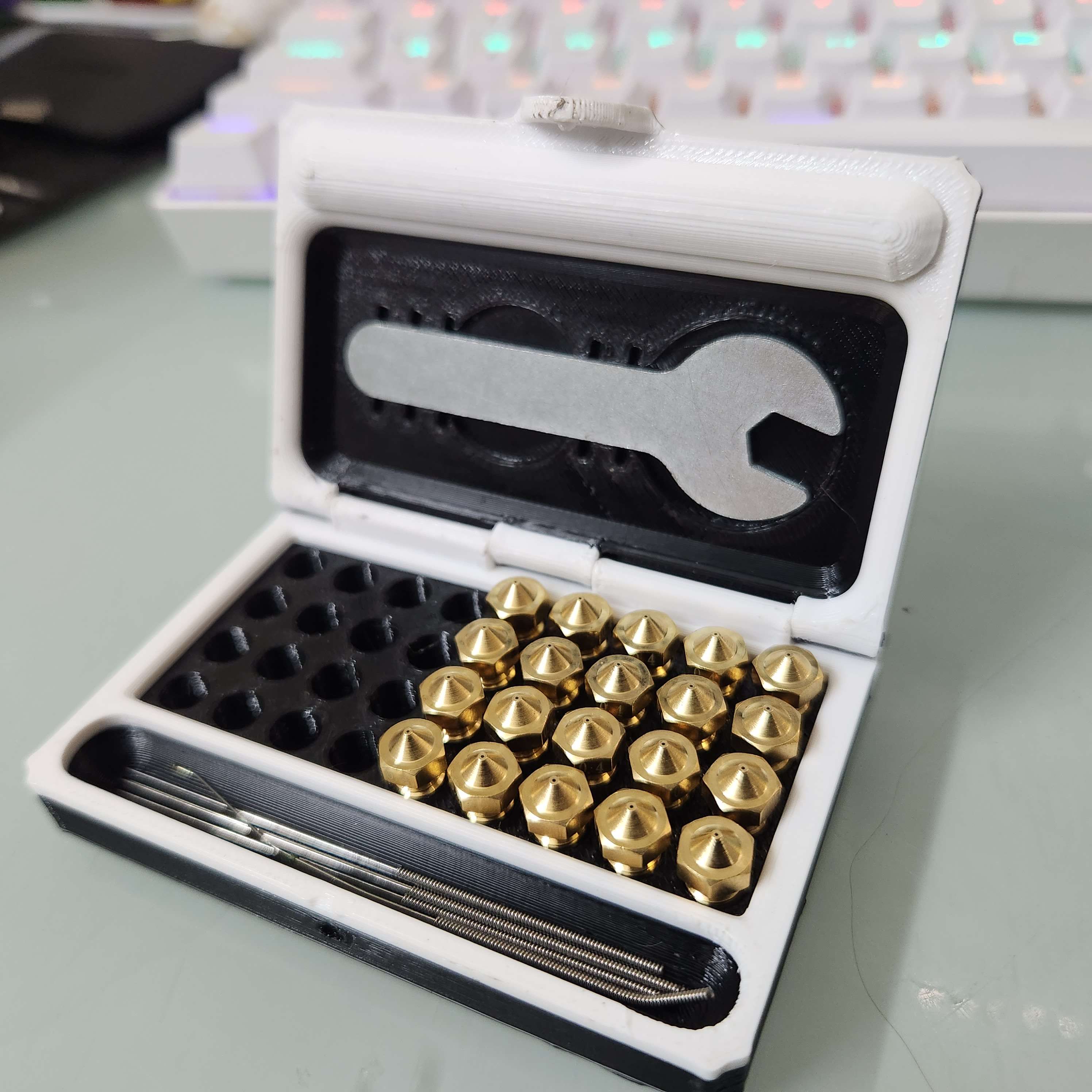 Nozzle Storage w/ Wrench and Needle Storage by Proximity Limited ...