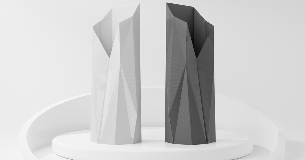 Geometric Vase. Stong with modern clean design. by AbstractiaDsgn ...