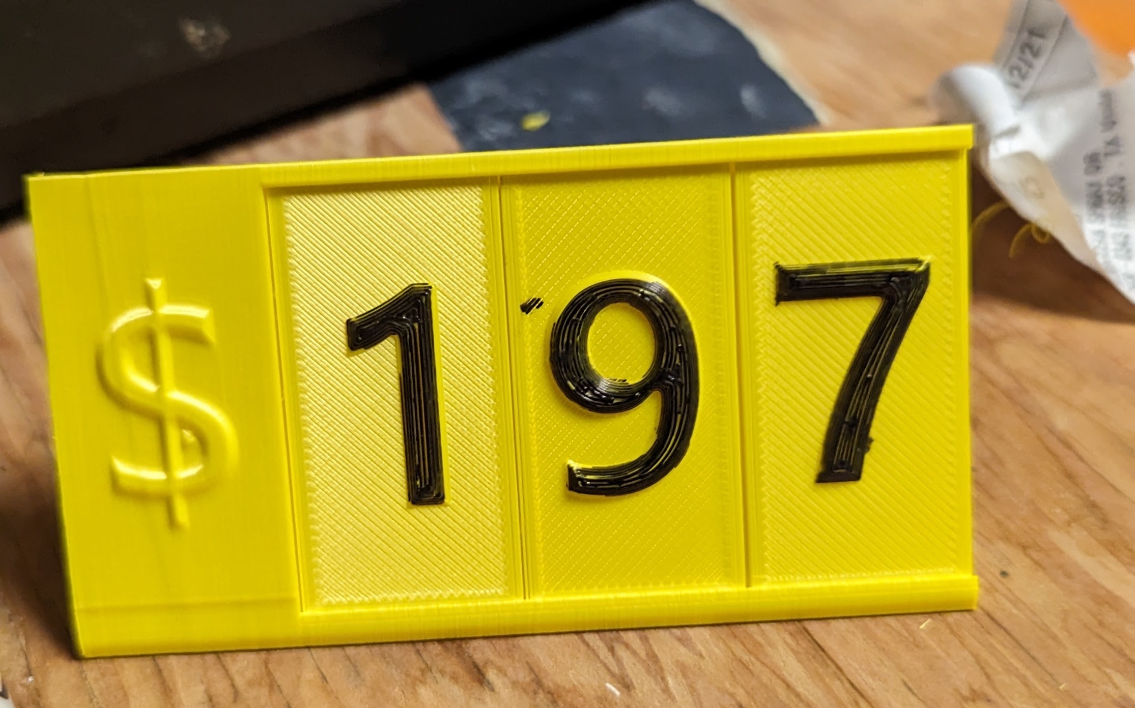 Pricing sign by nw3dworks | Download free STL model | Printables.com