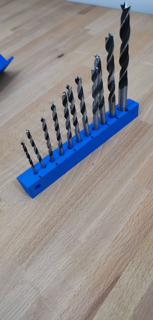 Drill bit holder 3 to 10 by Martin E | Download free STL model ...