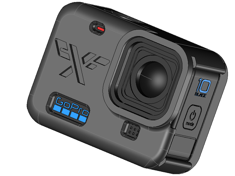 P X F Support GoPro DIY by Phen X Frame | Download free STL model ...