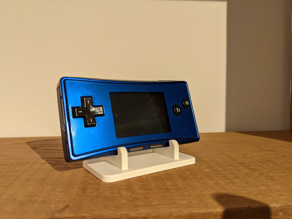 Gameboy Micro display stand by injectx | Download free STL model ...