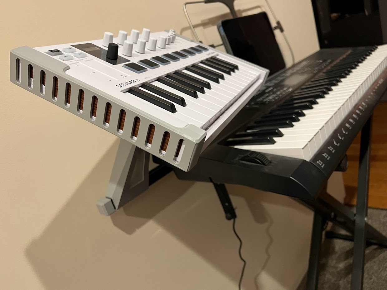 Minilab midi controller mount by robertgriffiths | Download free STL ...