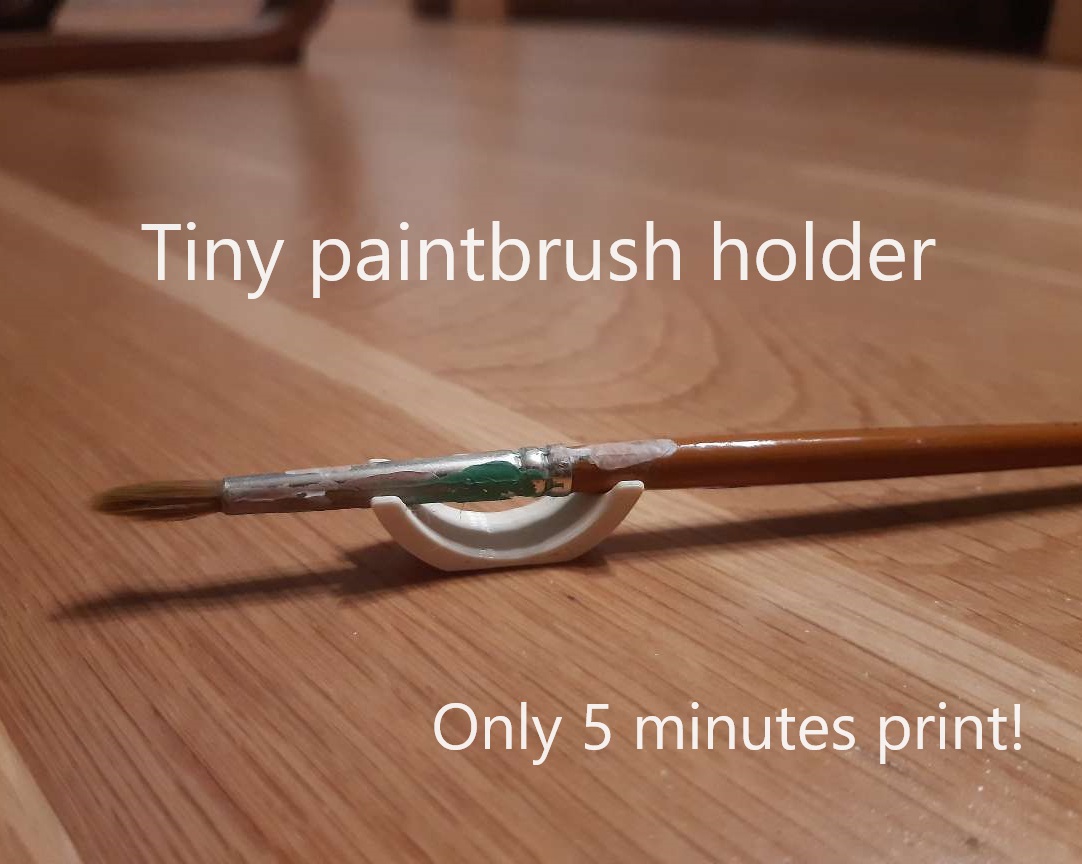 Paintbrush holder by jakub | Download free STL model | Printables.com