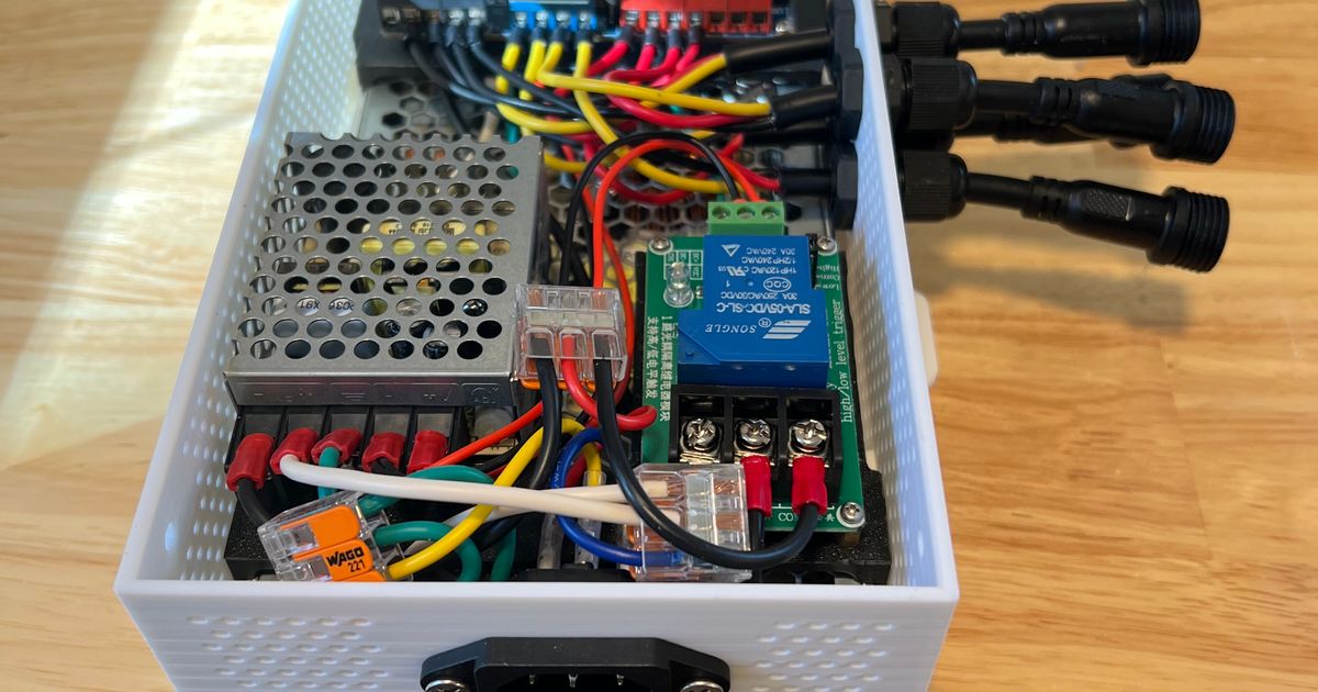 QuinLED Dig Quad Control Box by thecyborg | Download free STL model | Printables.com