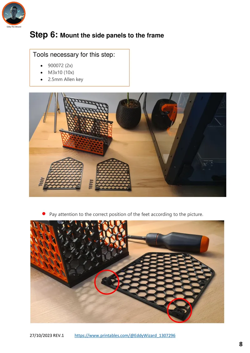 Hexagon Crate (6x .33cl) por Eddy The Wizard | Descargar modelo STL ...