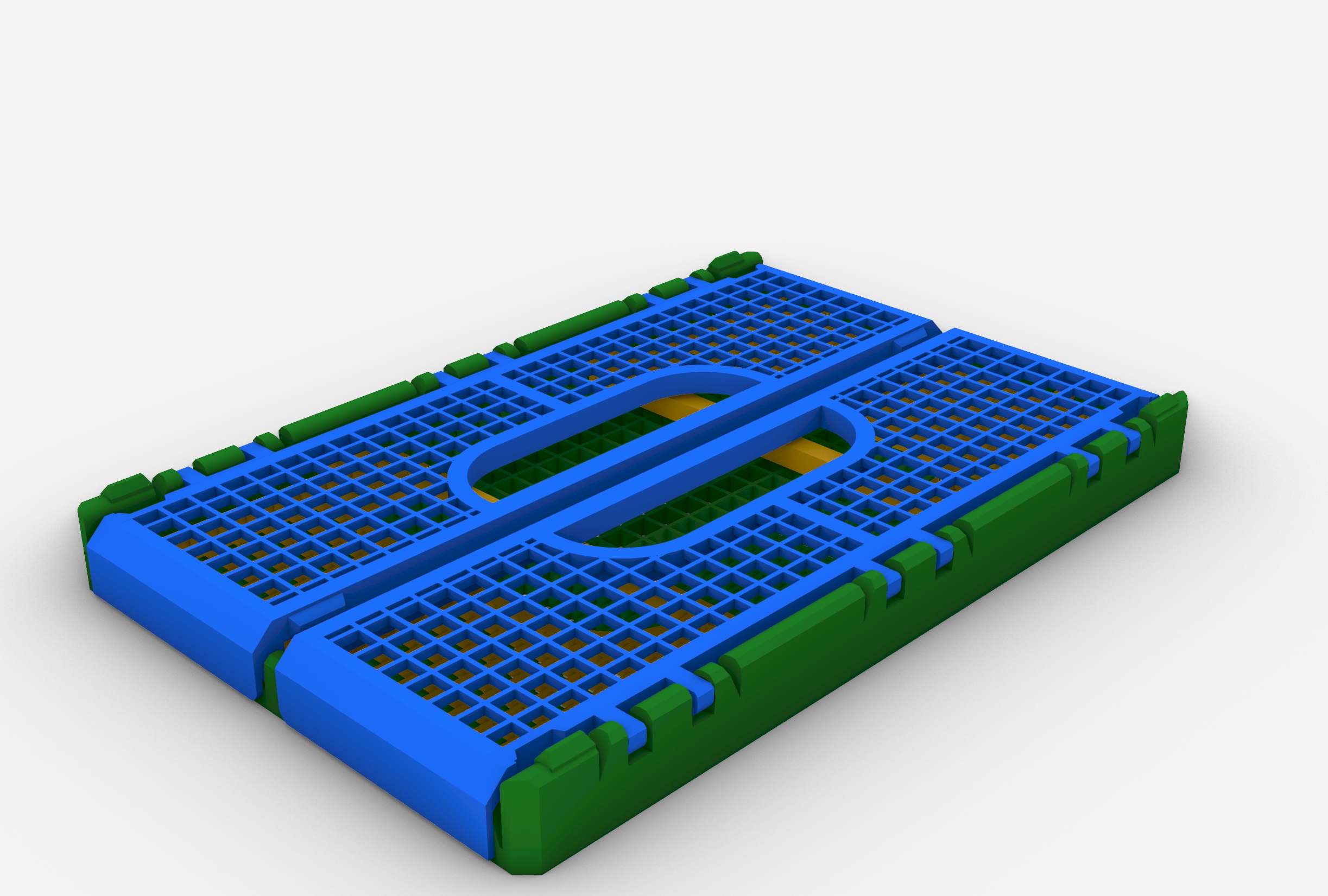 Foldable and stackable Crate (S) by baph | Download free STL model ...