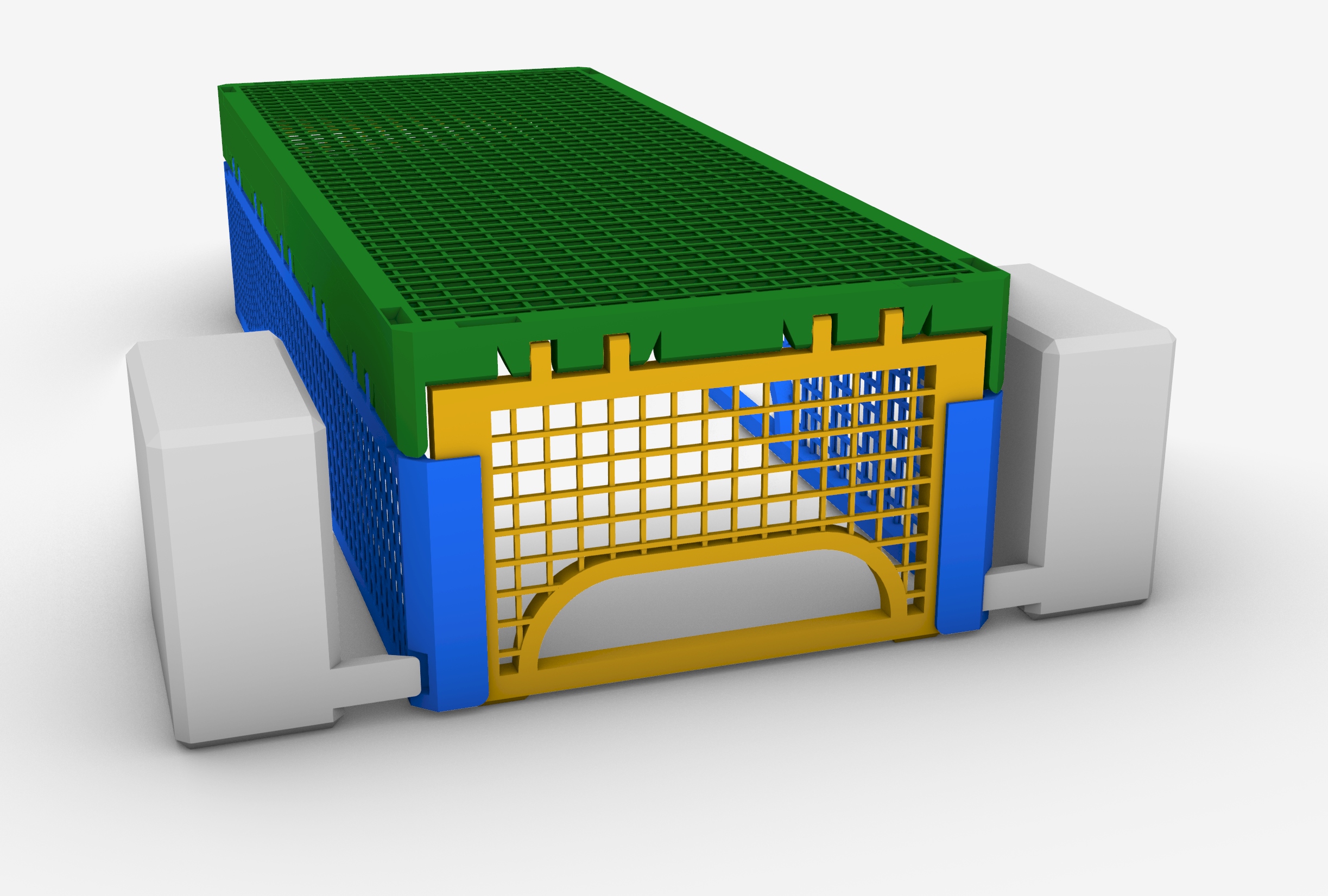 Foldable and stackable Crate (S) by baph | Download free STL model ...