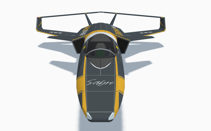 RDS-#86E "Sabre" Racing Starship by CrealityCreator | Download free STL ...