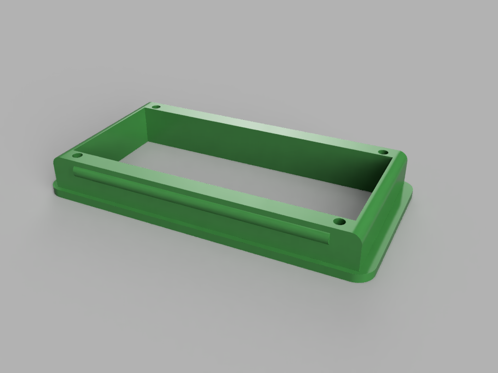 7 or 14 Segment Display Panel Mount by plmetz | Download free STL model ...