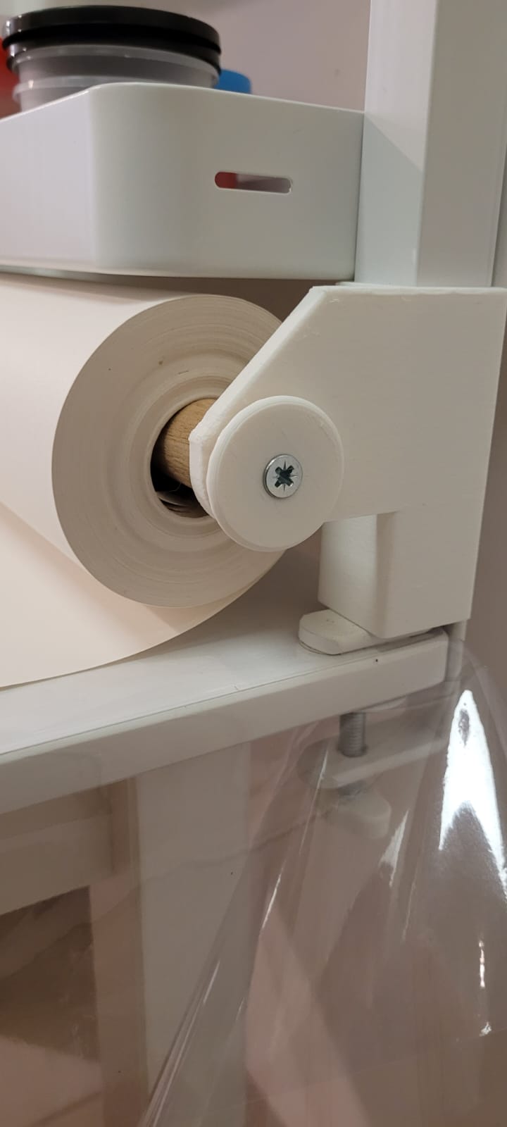 Roll Holder Adapter for VATTENKAR Ikea Table Shelves by netaes ...