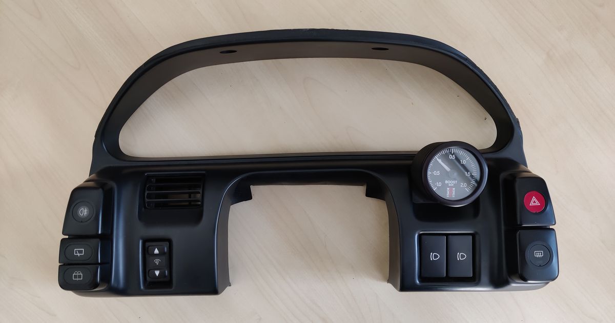 52mm and 60mm Gauge Pod for Nissan S13 / 180SX / 200SX / 240SX by T1 ...