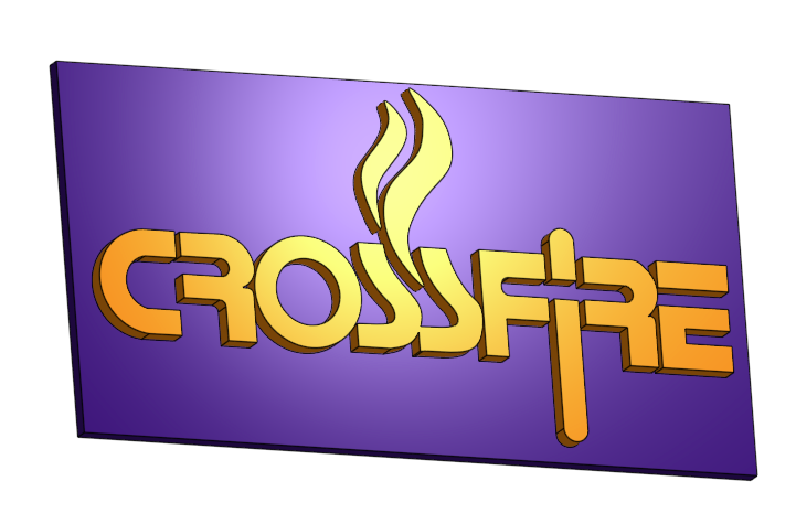 CROSSFIRE LOGO by Master Gadget | Download free STL model | Printables.com