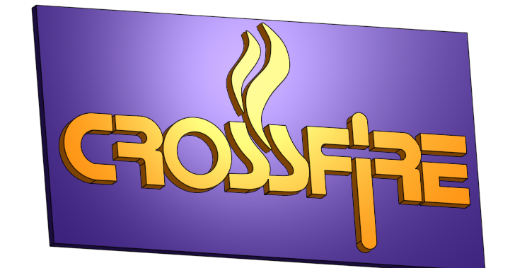 CROSSFIRE LOGO by Master Gadget | Download free STL model | Printables.com