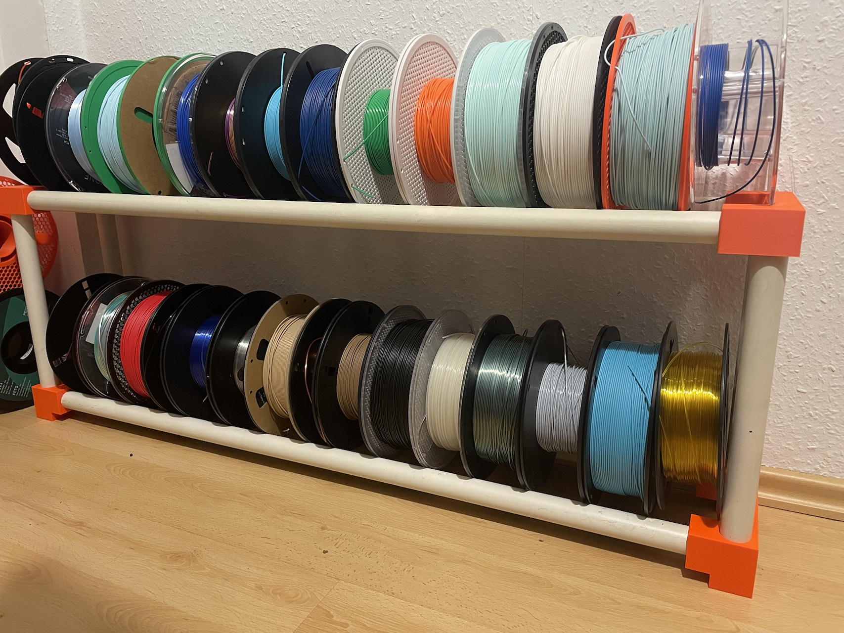 Filament Spool Rack by bomas_ulz | Download free STL model | Printables.com