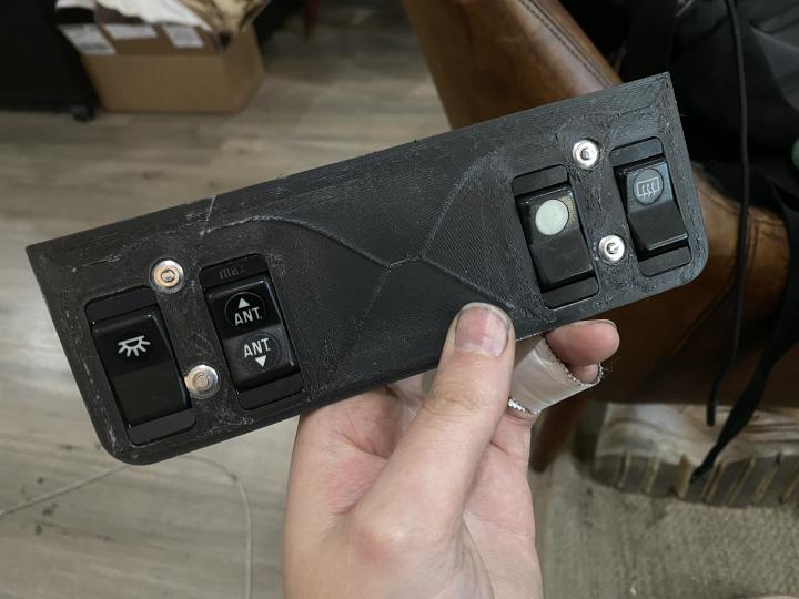 Mercedes Benz W123 300D Center Console Switch Panel by marenextdoor ...