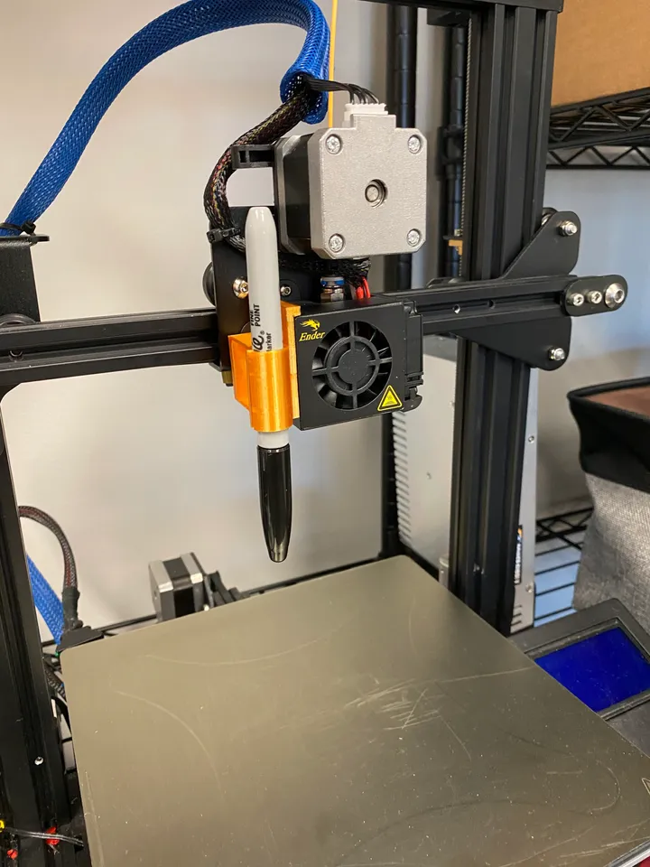 3D Printer To Plotter Attachment by Bentley Fanslow | Download free STL ...