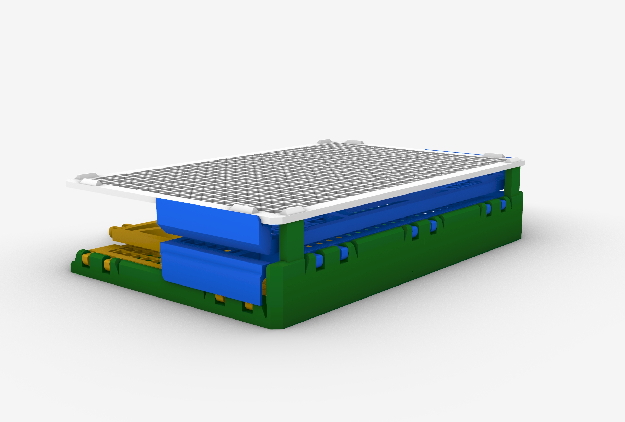 Double-foldable and stackable Crate (S) by baph | Download free STL ...
