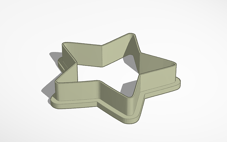 Star cookie cutter star cookie cutter by Best_codes | Download free STL ...