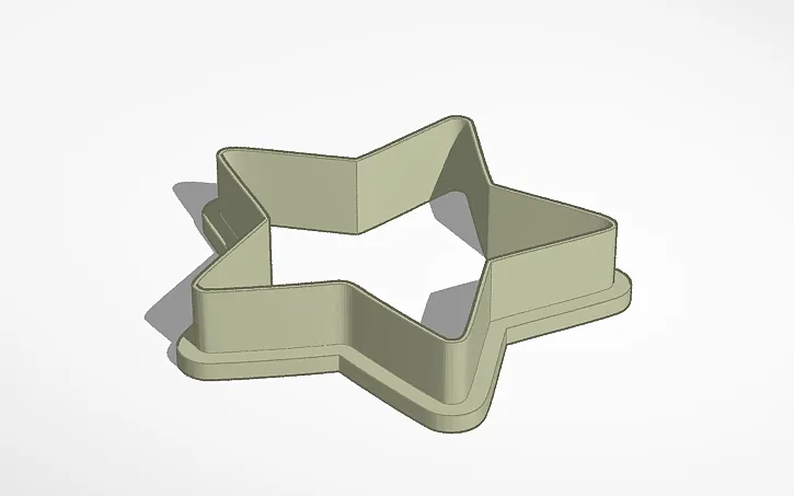 Star cookie cutter star cookie cutter by Best_codes | Download free STL ...