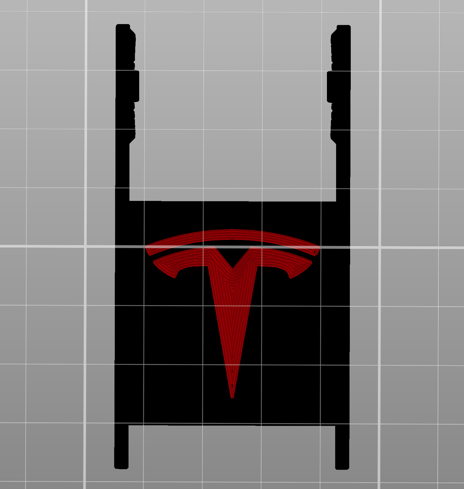 Tesla Logo - Foldable Phone Stand by mscalora | Download free STL model ...