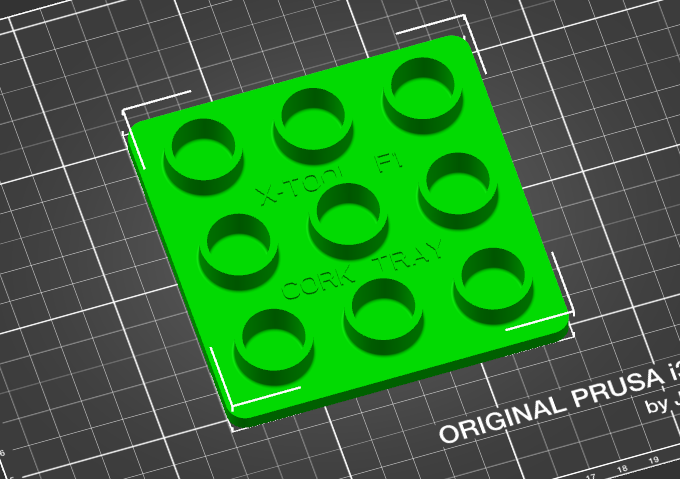 X-Tool F1 Cork Jig by GHAD | Download free STL model | Printables.com