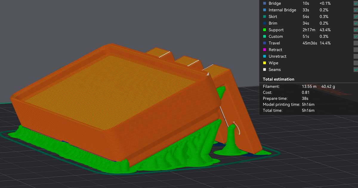 gridfinity 2x1 base riser hooked by MotoBitCrush | Download free STL ...