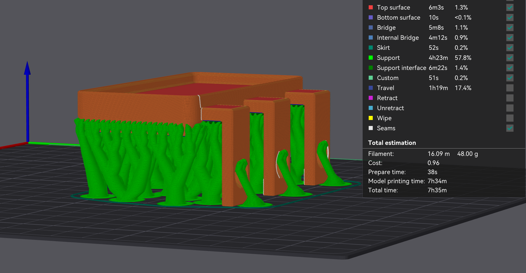 gridfinity 2x1 base riser hooked by MotoBitCrush | Download free STL ...