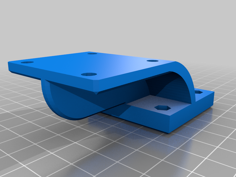 mobius 4 m4 extruder end plate to mount on creality cr 200b remix by ...