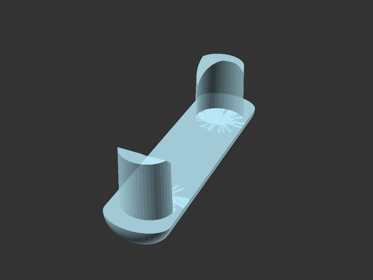 Keyboard tray slide end cap by bulbasaur0 | Download free STL model ...