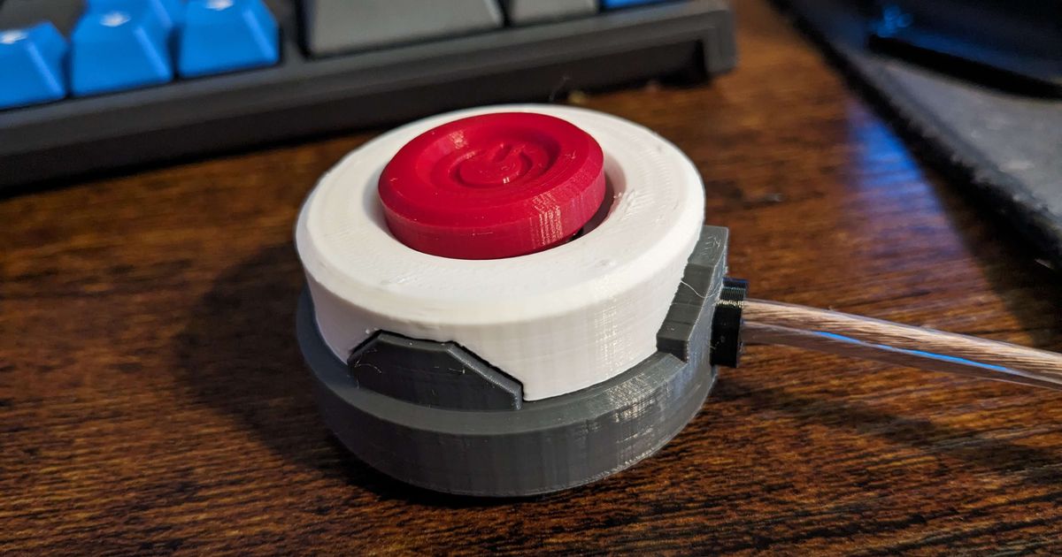 Big Button by SnailSwitch | Download free STL model | Printables.com