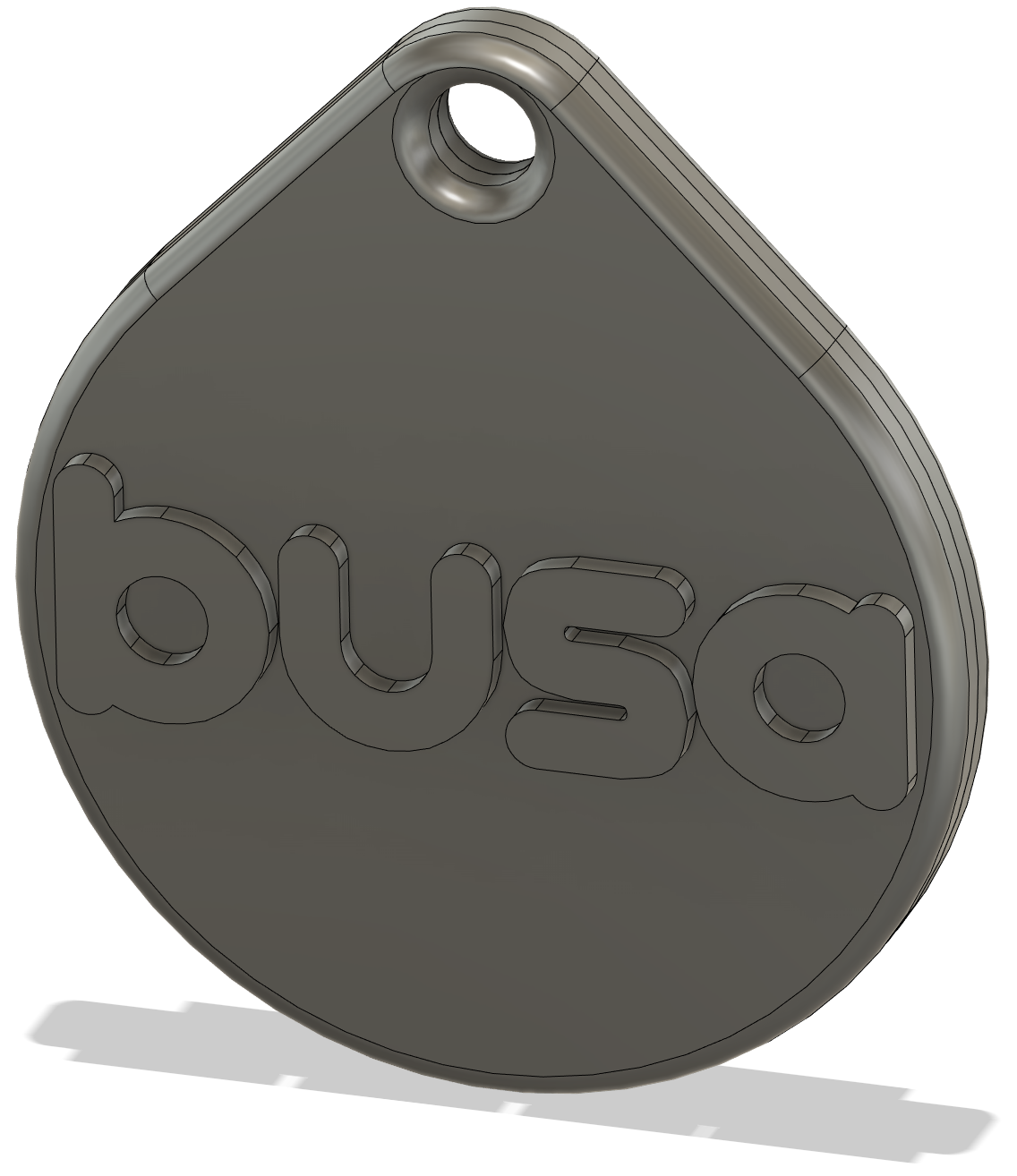 Hayabusa Motorcycle Keychain Tag by Cassine Weaver | Download free STL ...
