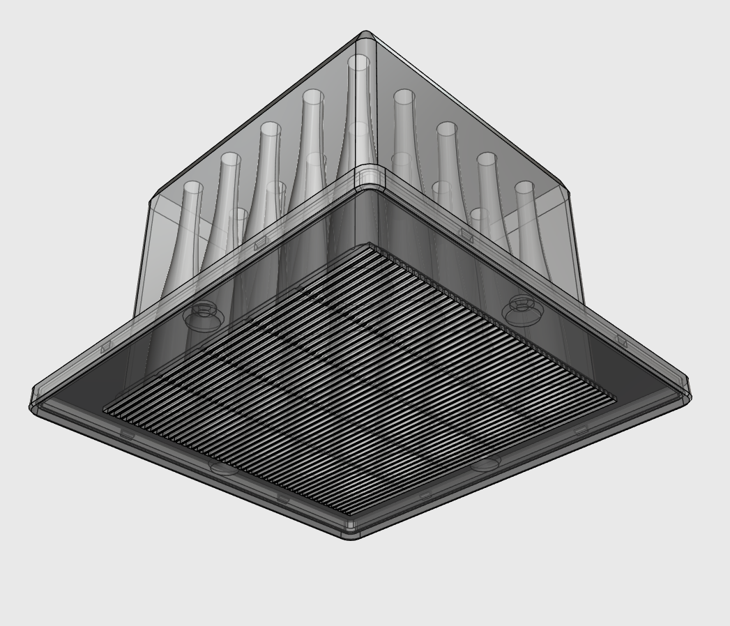 AR Auto-active ventilation grille by aroo | Download free STL model ...