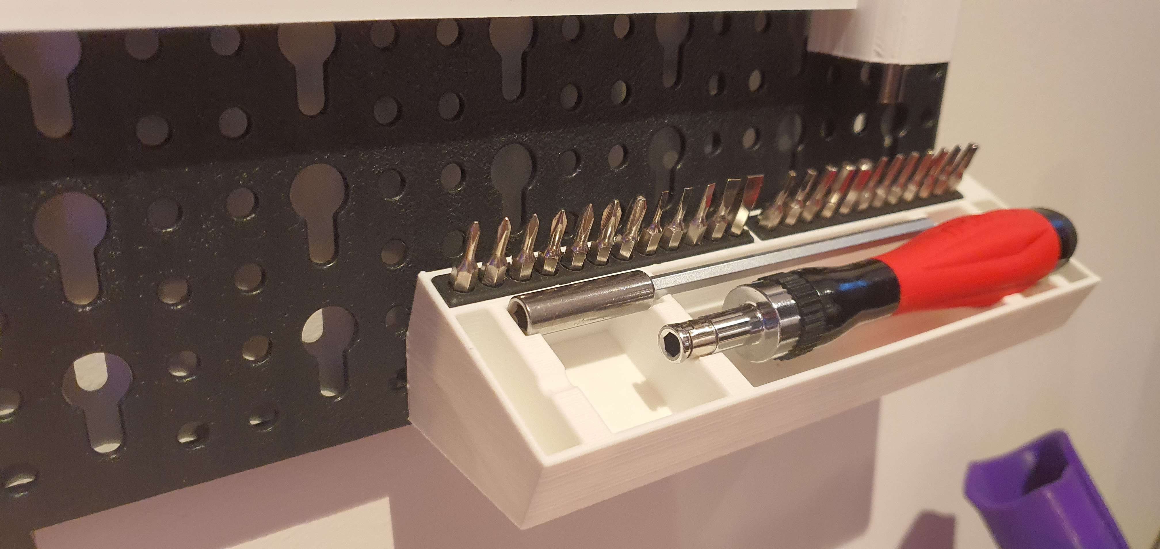 Lidl/Parkside/Horusdy Pegboard Mount for Trojan Precision screwdriver ...