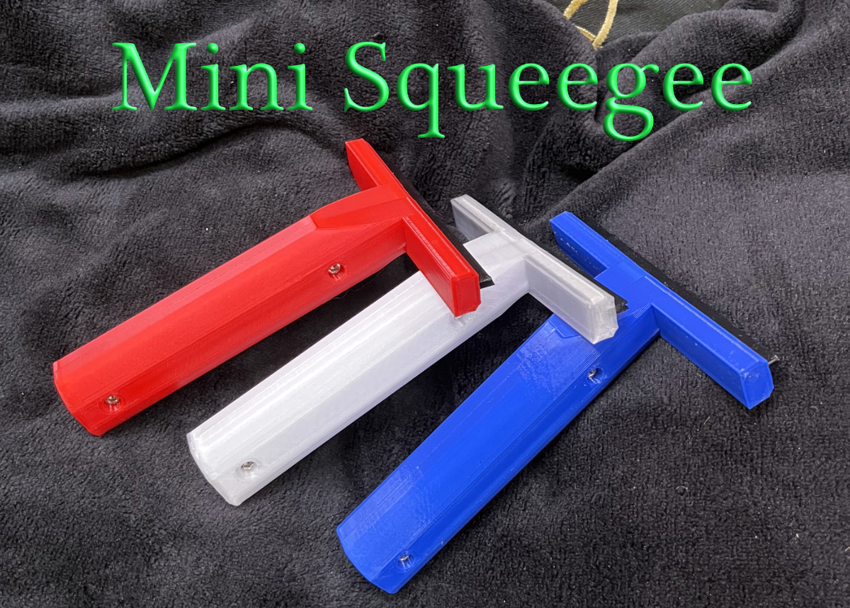 Squeegee mini with three different blades by tmicke | Download free STL ...