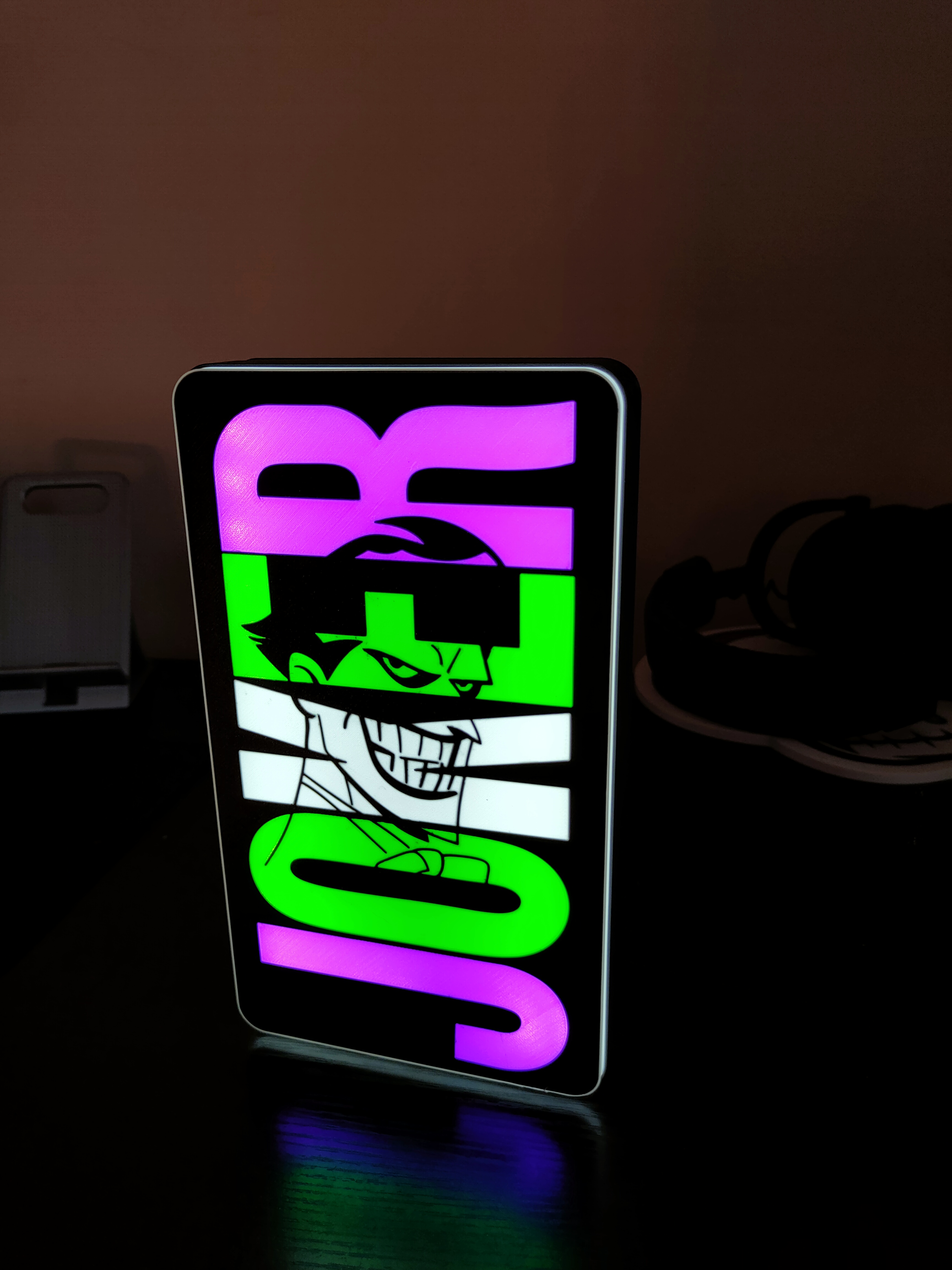 Joker light box by NotTooShabbyCreations | Download free STL model ...