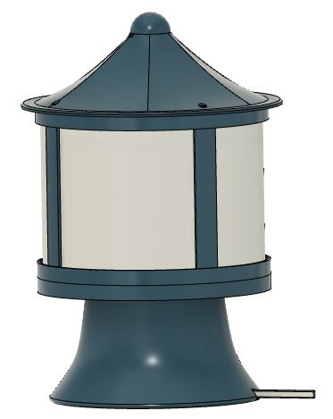 Lithophane lamp tower by Botarita | Download free STL model ...