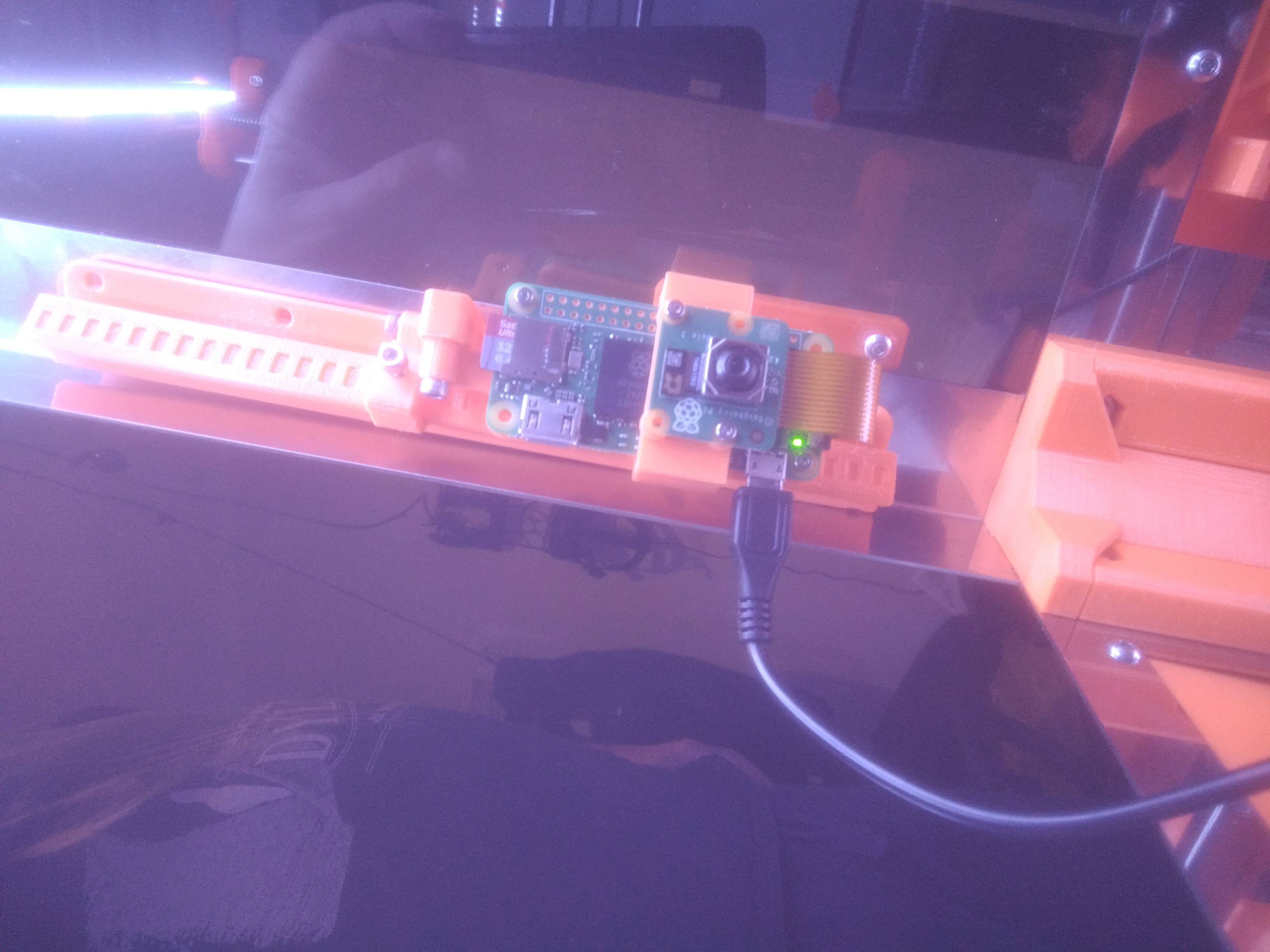 RPi Zero(2) Cam mount by brett | Download free STL model | Printables.com