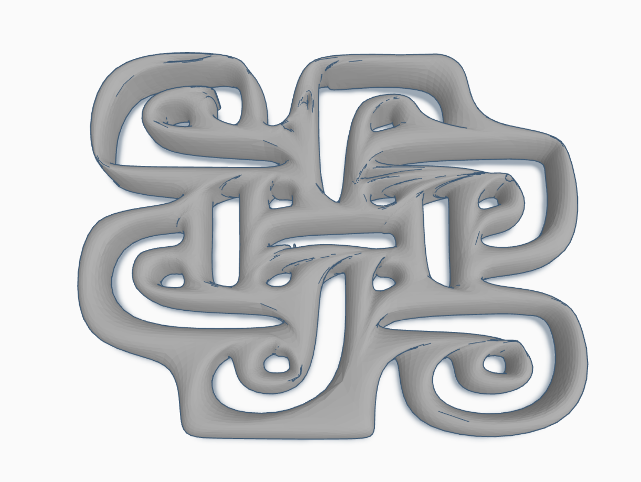 Endless knot abstract by Chris Ne | Download free STL model ...