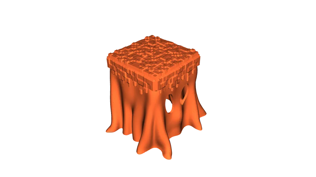 Halloween Minecraft Ghost, no support by Milhause | Download free STL ...