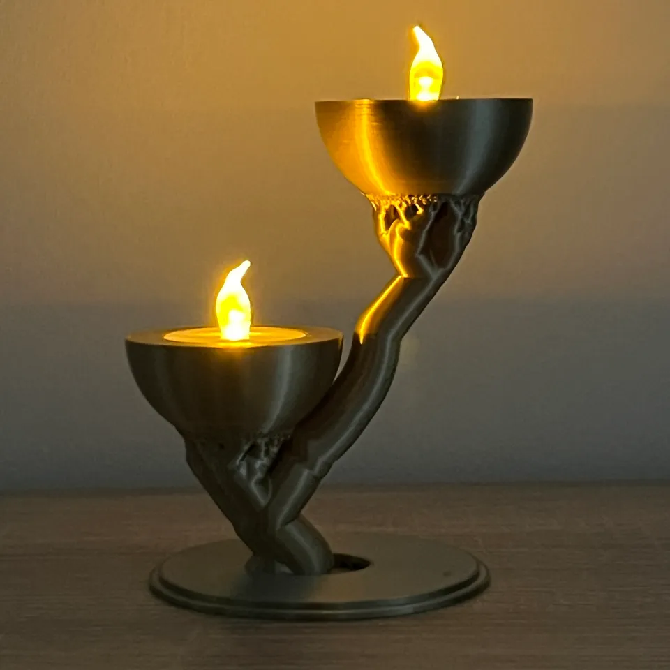 Organic LED Tea Light by TorusKnot | Download free STL model ...